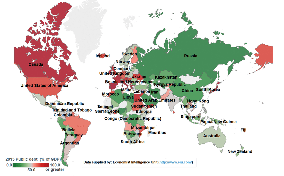 Global Public Debt at a Glance (2015) | PIER