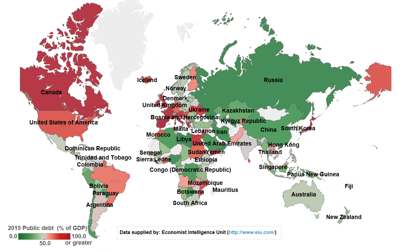 Global Public Debt at a Glance (2015) | PIER