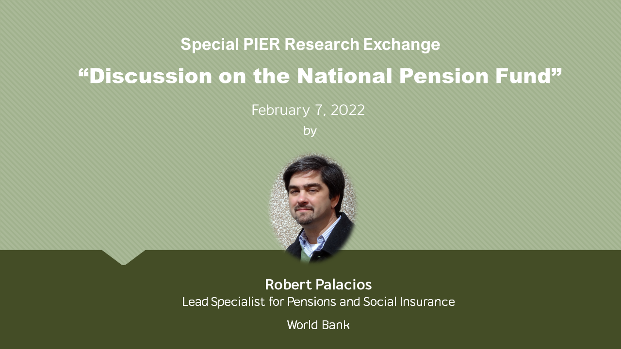 Discussion on the National Pension Fund Bill | PIER